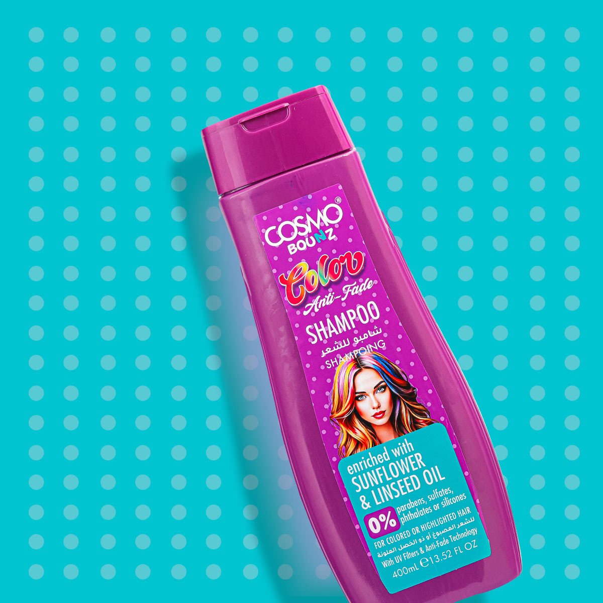 HAIR SHAMPOO ANTI-FADE 400ML BOUNZ